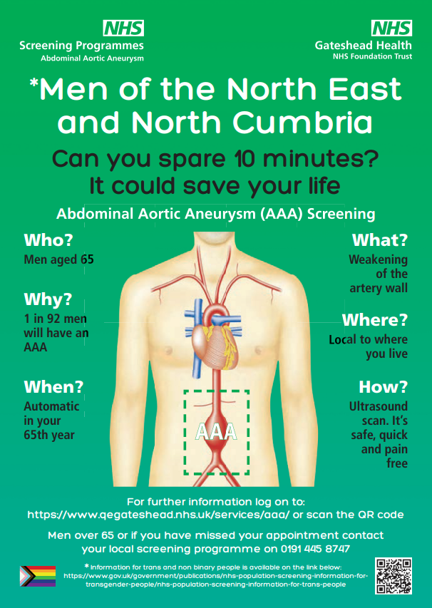 Abdominal Aortic Aneurysm Screening Service – Fenham Hall Medical Group